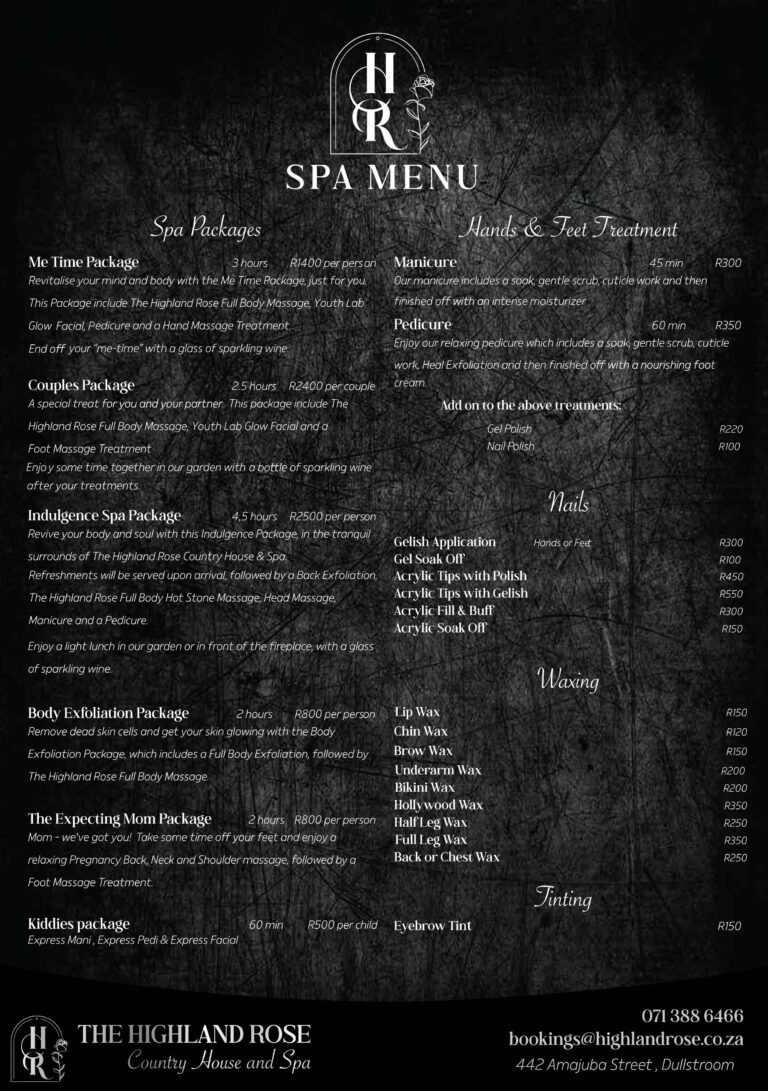 Spa - The Highland Rose